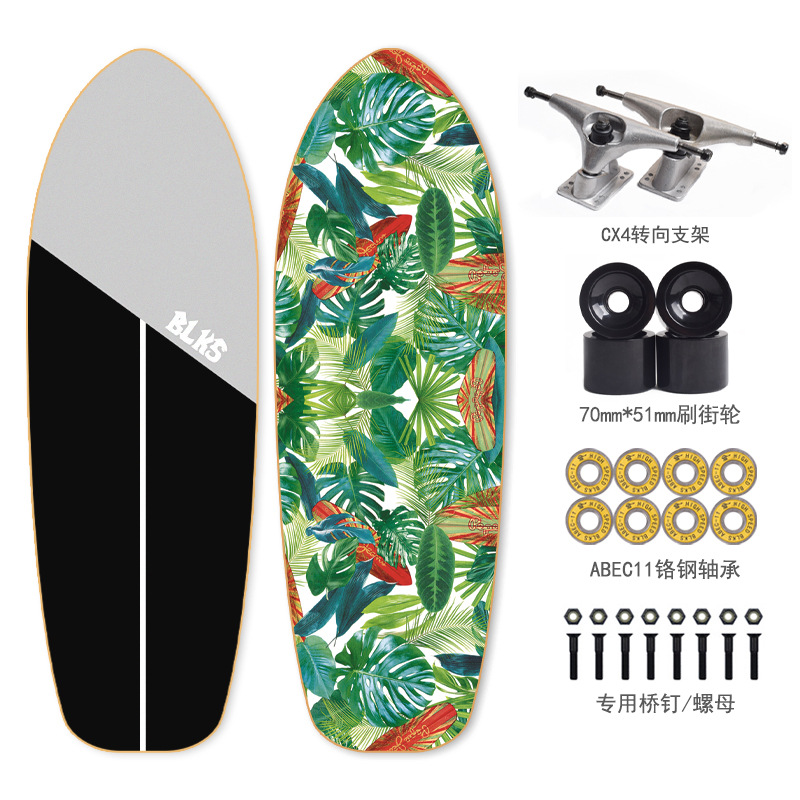 SURF SKATE 75*24CM SKATEBOARD CX4 CARVER PUMPING SKATEBOARD PRO SET ...