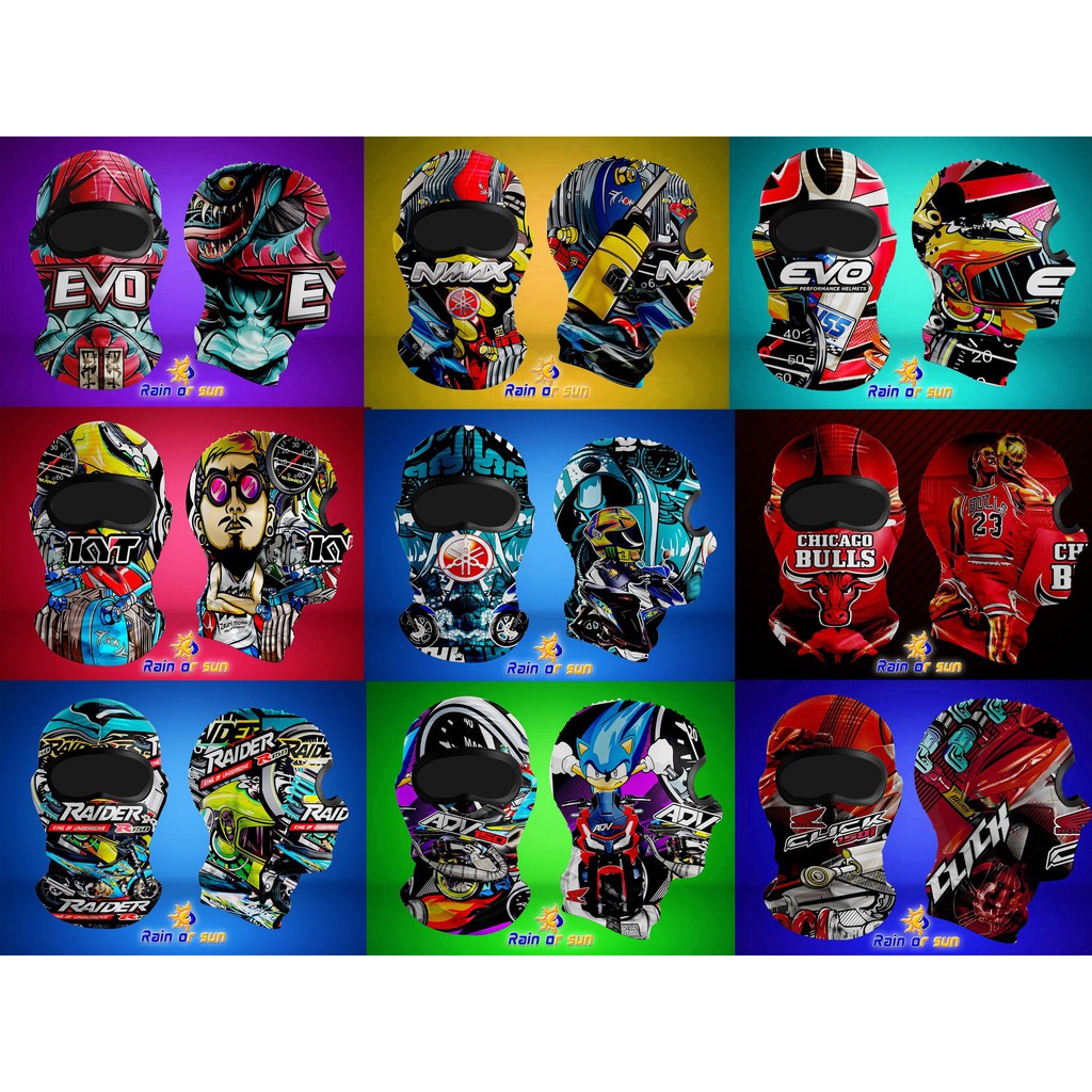 balaclava thai look new design motorcycle riders safety gear | Shopee ...
