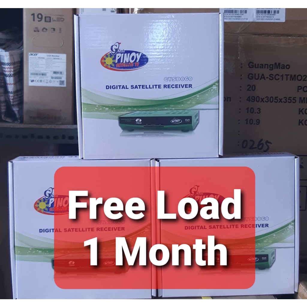 PINOY GSAT TV Box FREE LOAD99 Satellite TV Receiver ( Need Satellite ...
