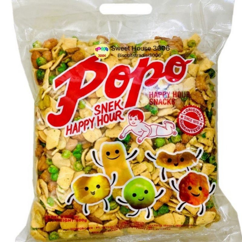 POPO Snek Happy Hour Muruku Ikan Kacang Campur / POPO Happy Hour Snacks ...