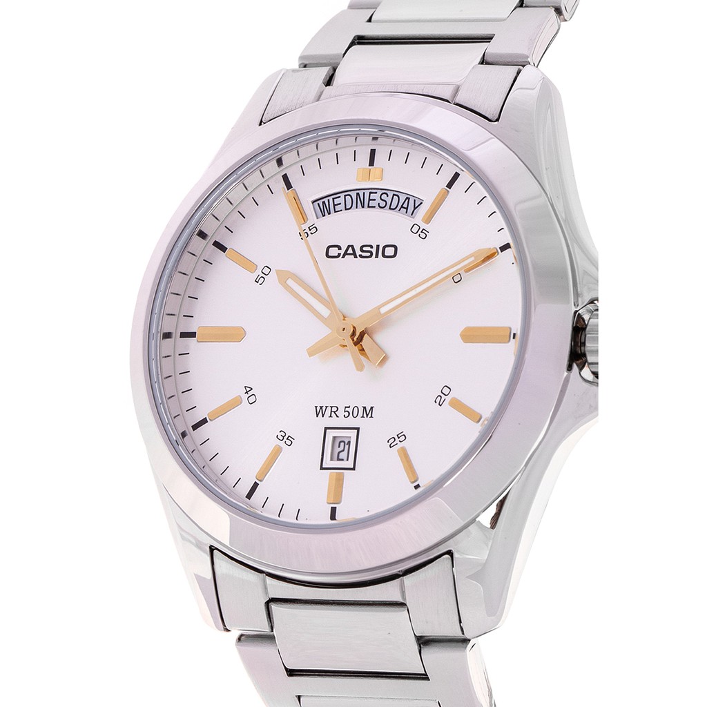 Casio MTP-1370D-7A2 Analog Stainless Steel Strap Watch For Men | Shopee ...