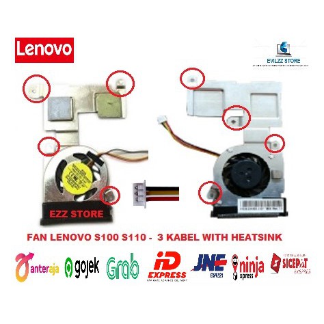 Fan LENOVO IDEAPAD S100 S100-NFO S110 DFS320805Fr0t SEPA HY40J-05A ...