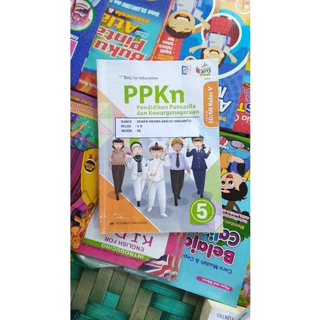 Ppkn Class 5 SD ERLANGGA (Revision) | Shopee Philippines