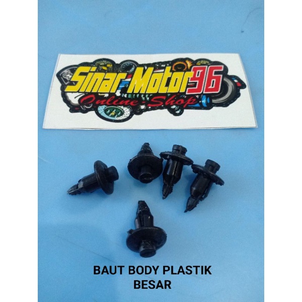 Plastic BODY CLIP BOLT LARGE AND SMALL RIVET BUTTON CLIP HOLE DIAMETER ...