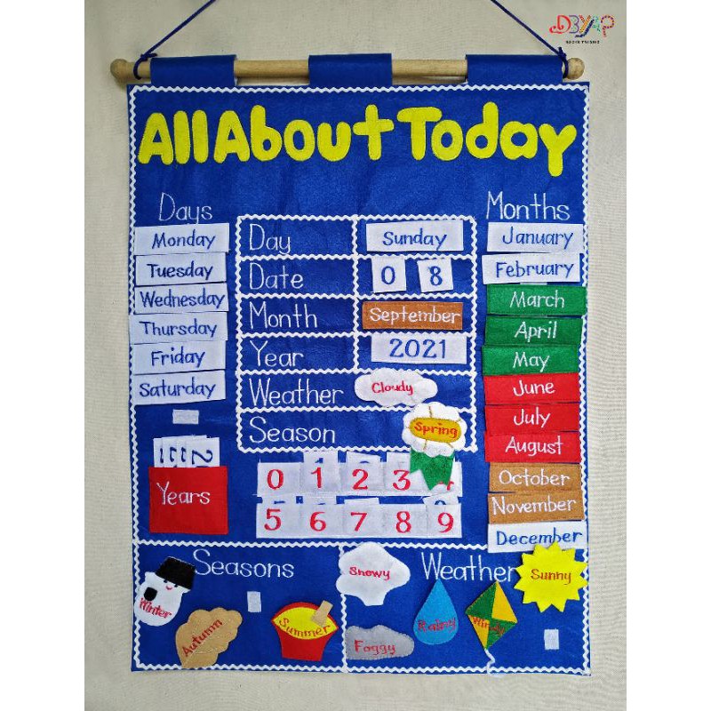 All About today chart for kids | Shopee Philippines