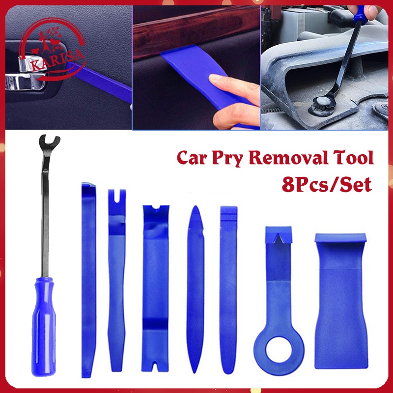 8Pcs/Set Car Pry Removal Tool Car Plastic Panel Dashboard Panel Removal ...