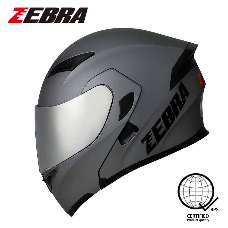 ZEBRA FF805 W/D #3#5 Modular Helmet Dual Visor Full Face for Motorcycle ...