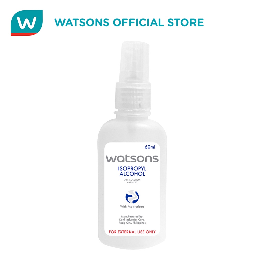 WATSONS Isopropyl Alcohol Spray 60ml | Shopee Philippines