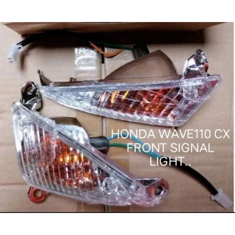 HONDA WAVE 110-CX FRONT SIGNAL LIGHT ( Set of 2pcs ) | Shopee Philippines