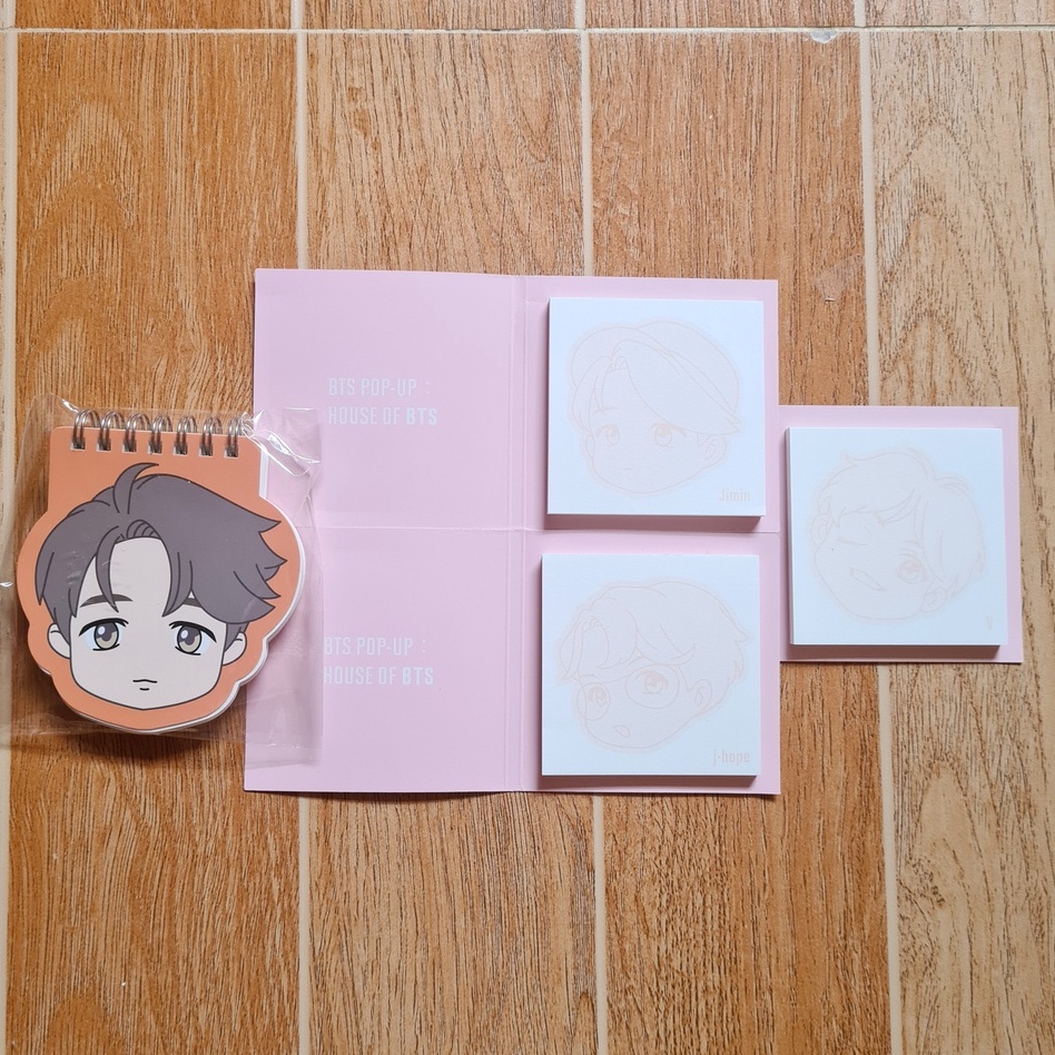 BTS Official TINYTAN JIMIN Memo Note Pad | Shopee Philippines