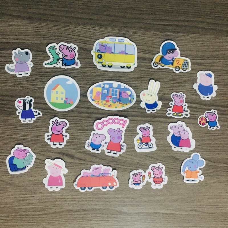 PEPPA PIG LAMINATED STICKER PACK | Shopee Philippines