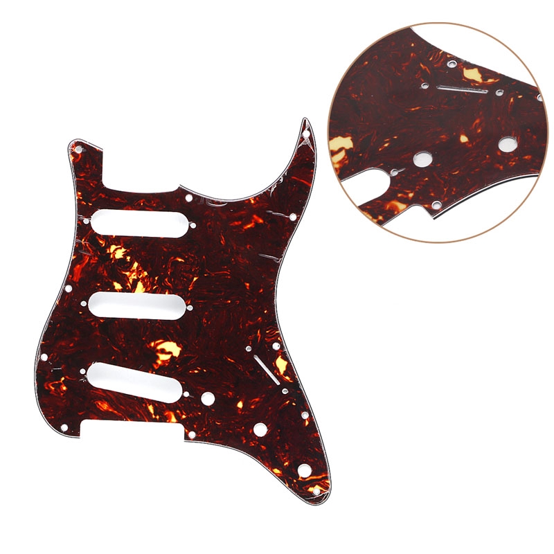 yoodada Red Tortoise Shell Pickguard 3 Ply Scratch Plates For Precision ...
