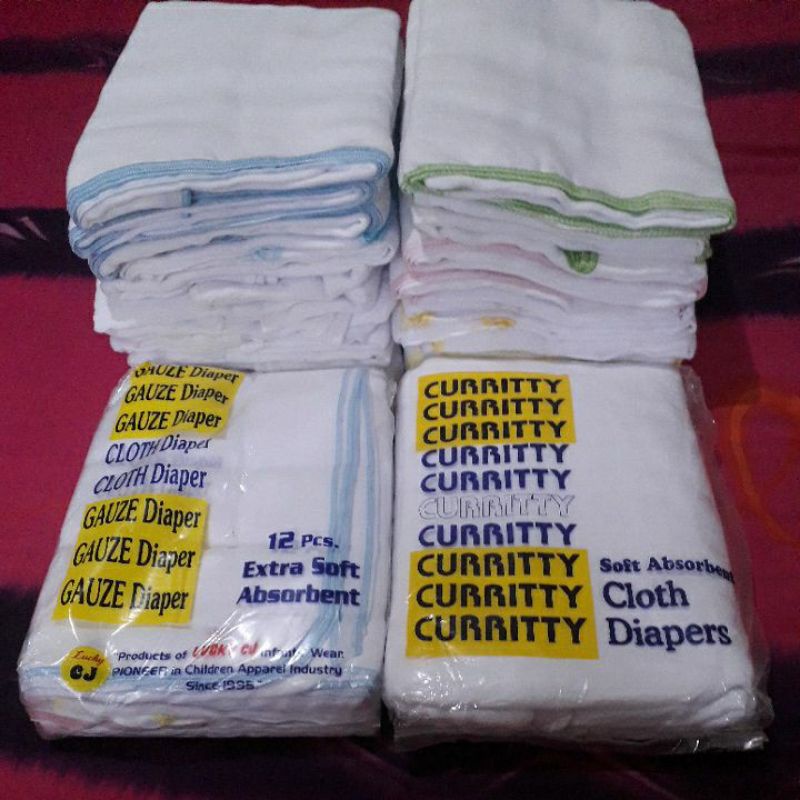 Curity Gauze Diapers | Sold by 3 pcs. or by 6 pcs. | Shopee Philippines