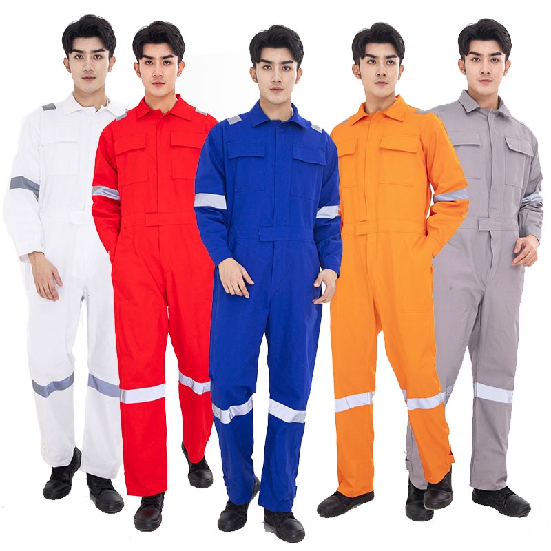 Work Coveralls Uniform Unisex Working Coveralls Welding Suit Auto Car ...