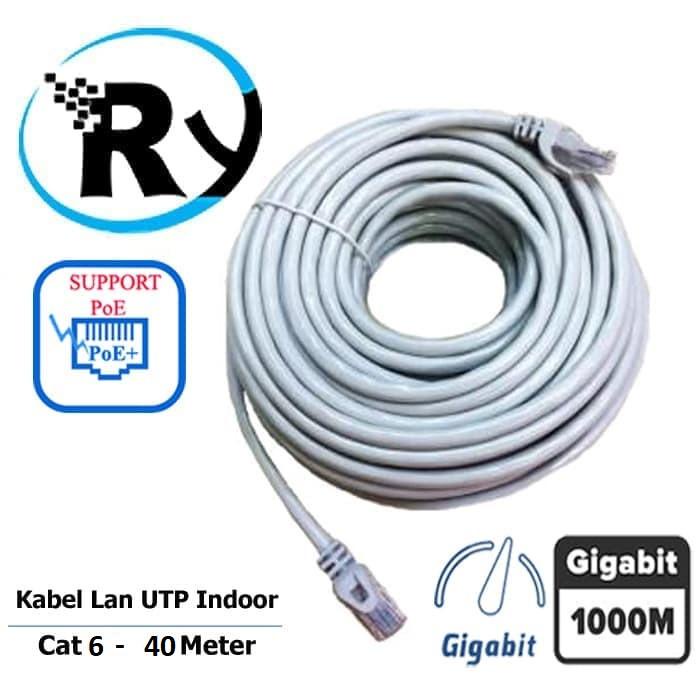 Utp Chili | 40m Cat6 Lan Cable 40Meter Cable Cat 6 Utp 40 Meters 1Gbps ...