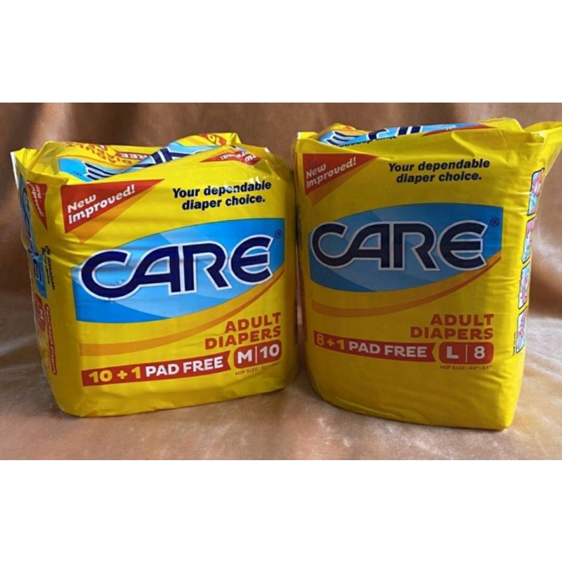 CARE ADULT DIAPER (MEDIUM & LARGE) | Shopee Philippines