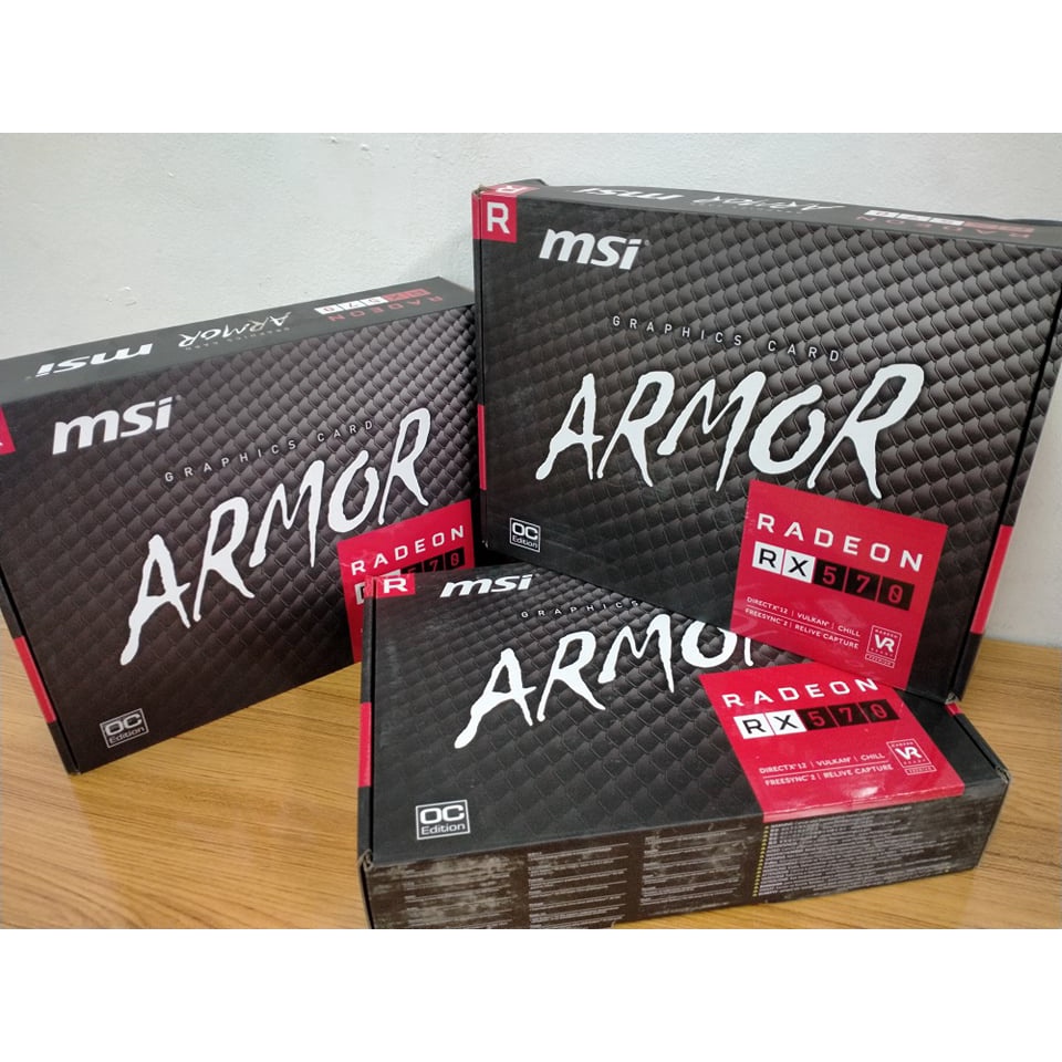 MSI ARMOR RX 570, 8GB OC | Shopee Philippines
