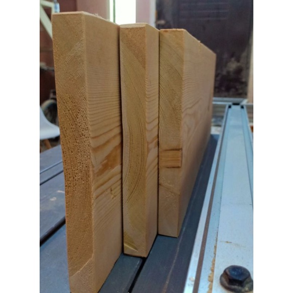 Wood plank.made from pinewood/solid wood. 100 cm by 14 cm .smooth on ...