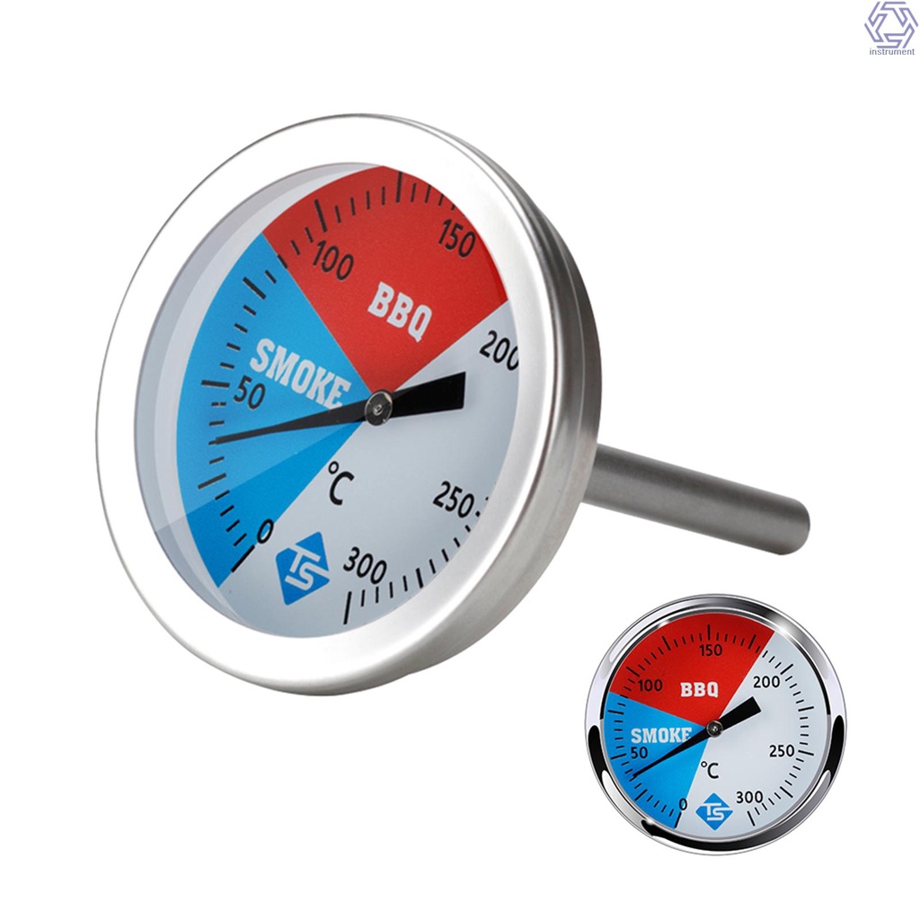 Intu Temperature Gauge 0-300 Degrees Celsius Gauge Stainless Steel ...