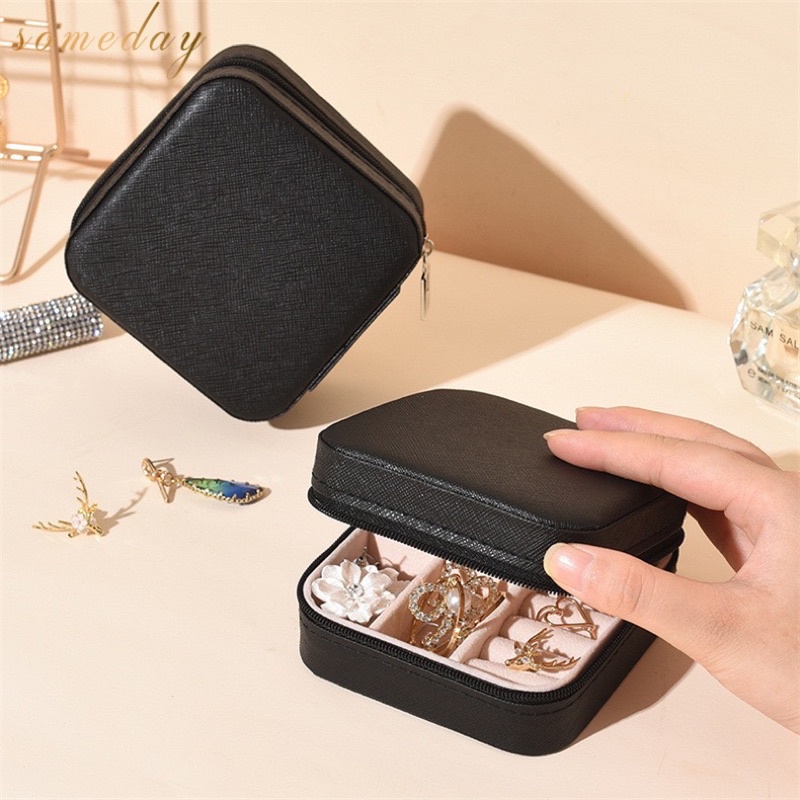 Someday simple portable jewelry box travel jewelry storage bag bracelet ...