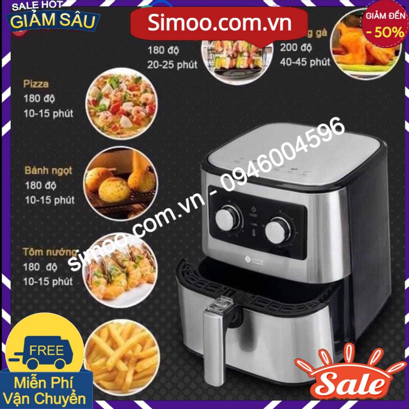 Lotte 5.5L Oil-free fryer Model LTS- AF5SM Korea GENUINE PRODUCT ...