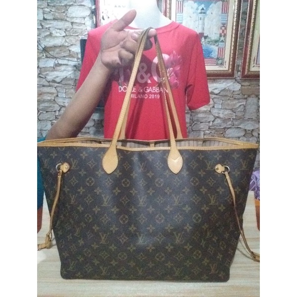 PRELOVED LV NEVERFULL BIG SIZE | Shopee Philippines