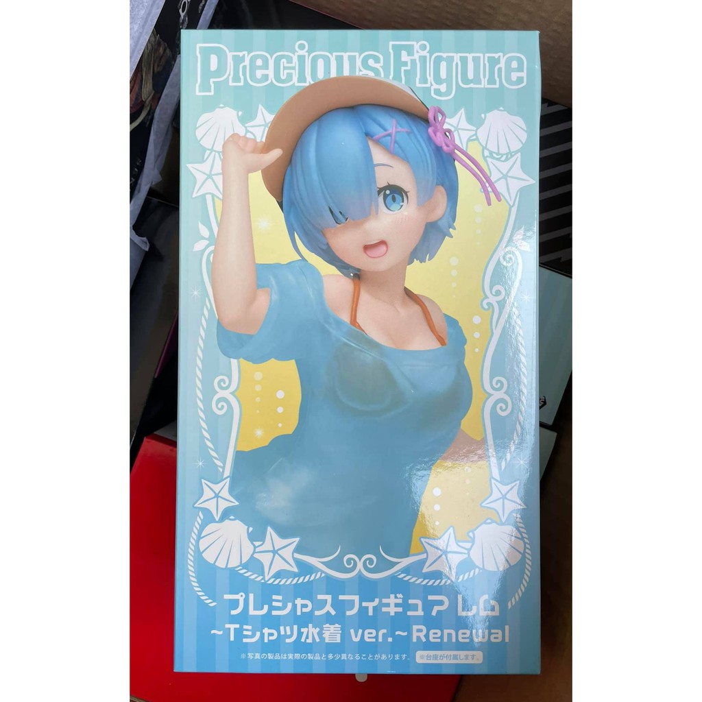 TAITO Precious Figure Rem T-shirts on Swimwear Ver. Renewal - Re:ZERO ...