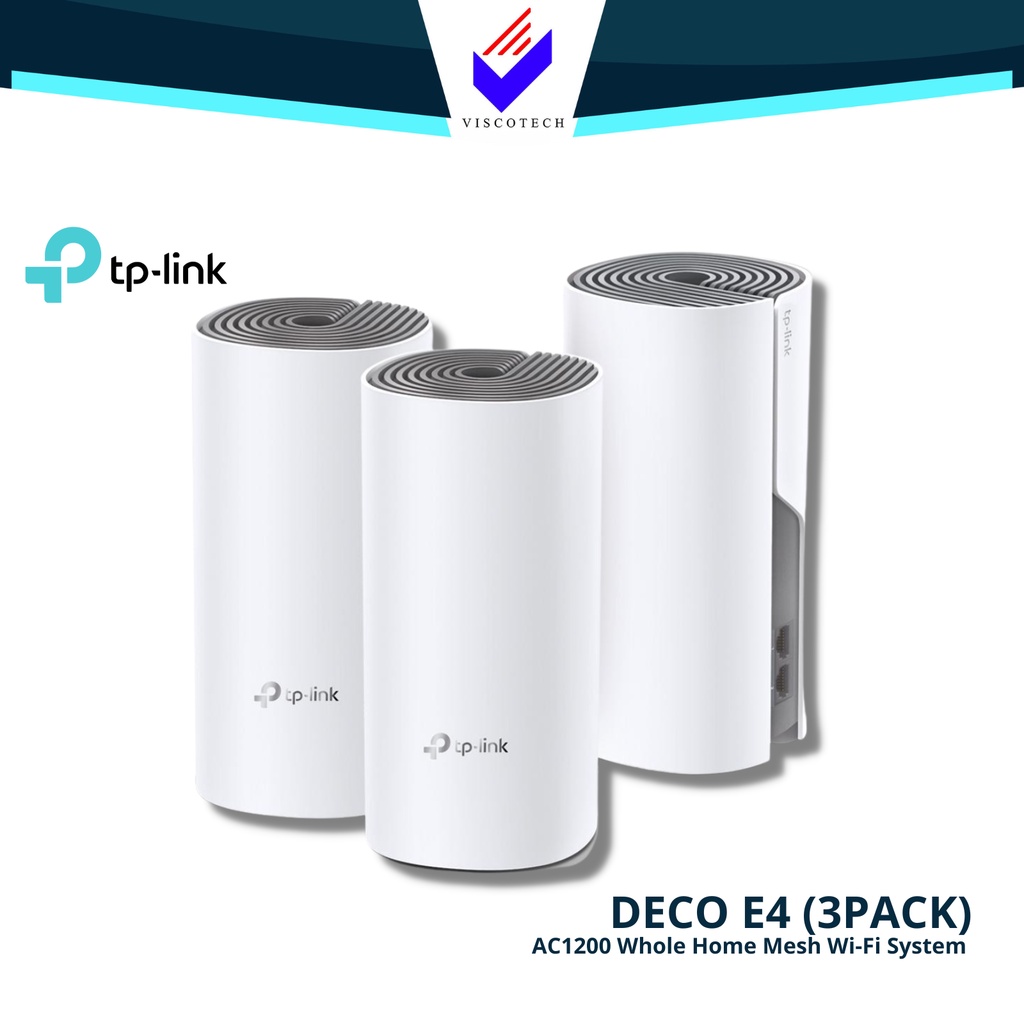 TP-Link DECO E4 AC1200 Whole Home Mesh Wi-Fi System (Pack Of 3 ...