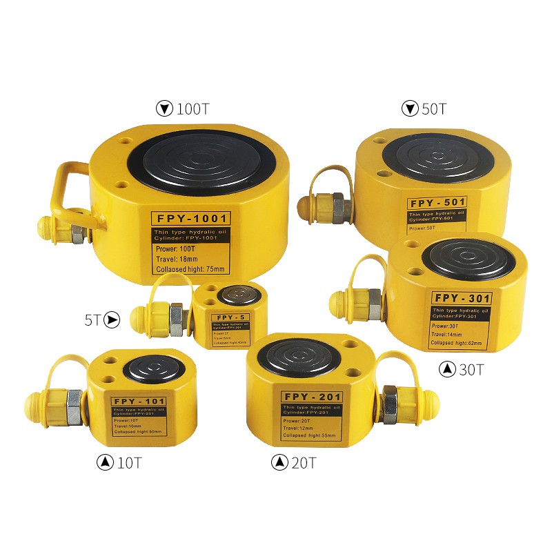 Ready Stock Super Thin Type Hydraulic Cylinder FPY-501 Output 50 Ton ...