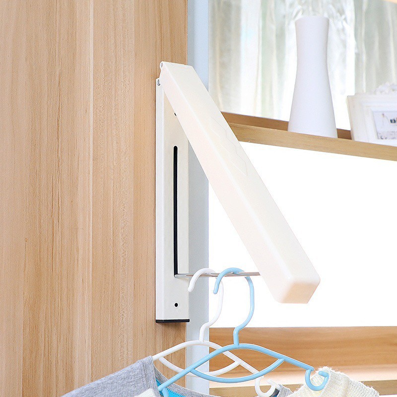 Multifunction Foldable Wall Mounted Clothes Rail Drying Racks Clothes ...