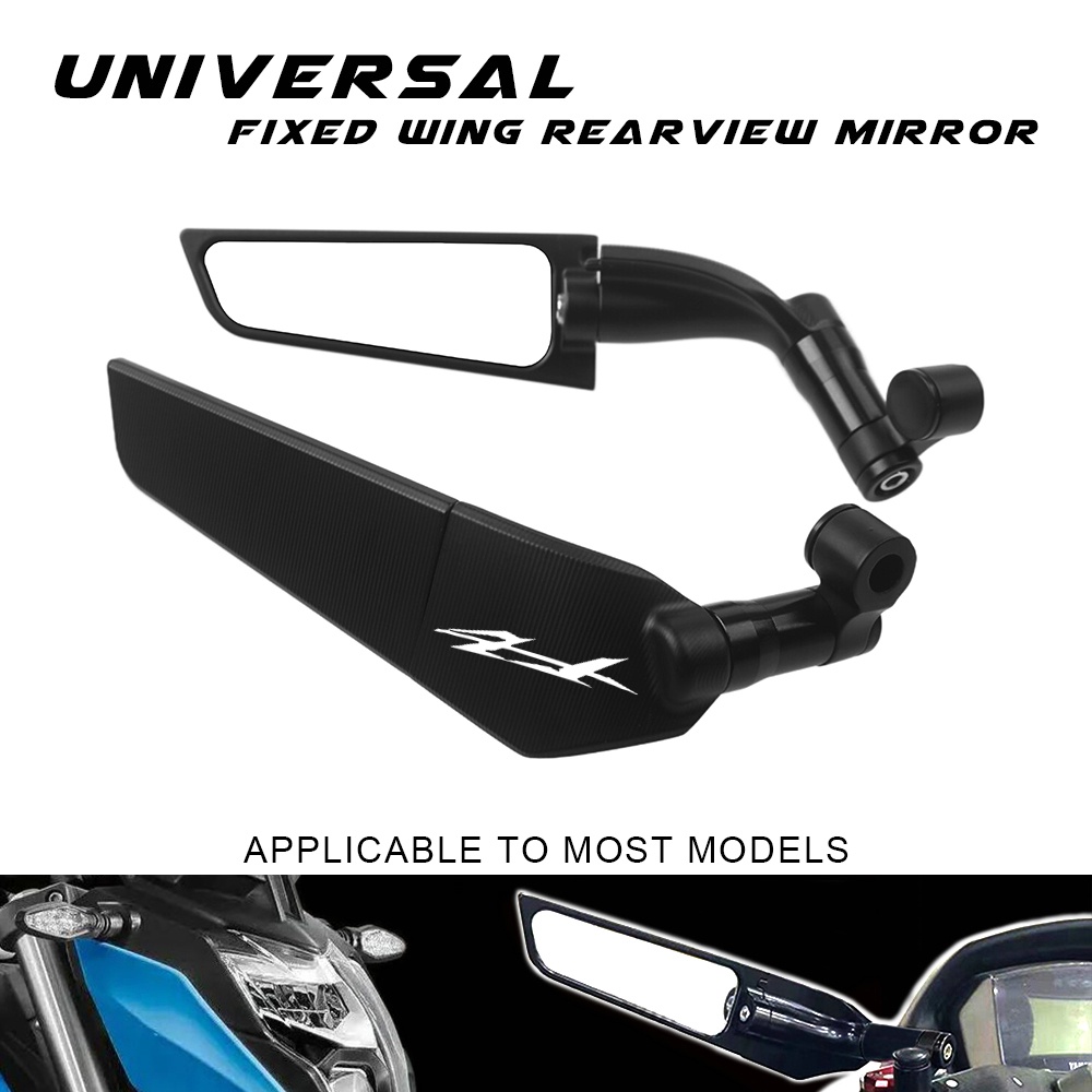 Motorcycle Mirrors Modified Wind Wing Adjustable Rotating Rearview ...