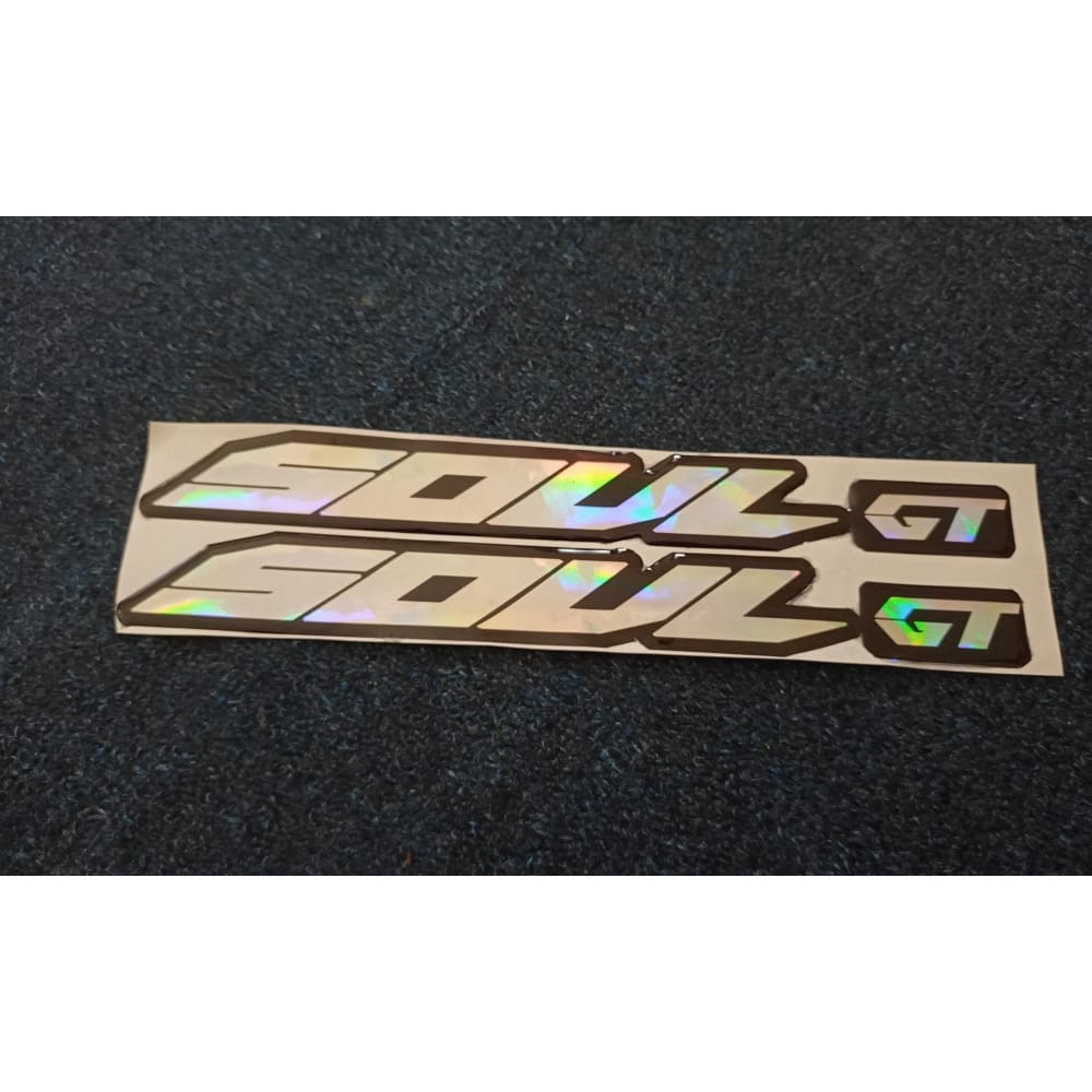 Soul GT resin embossed emblem striping sticker | Shopee Philippines