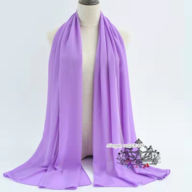 Hijab scarf A#YW016 Muslim chiffon scarf shawl women's solid color ...