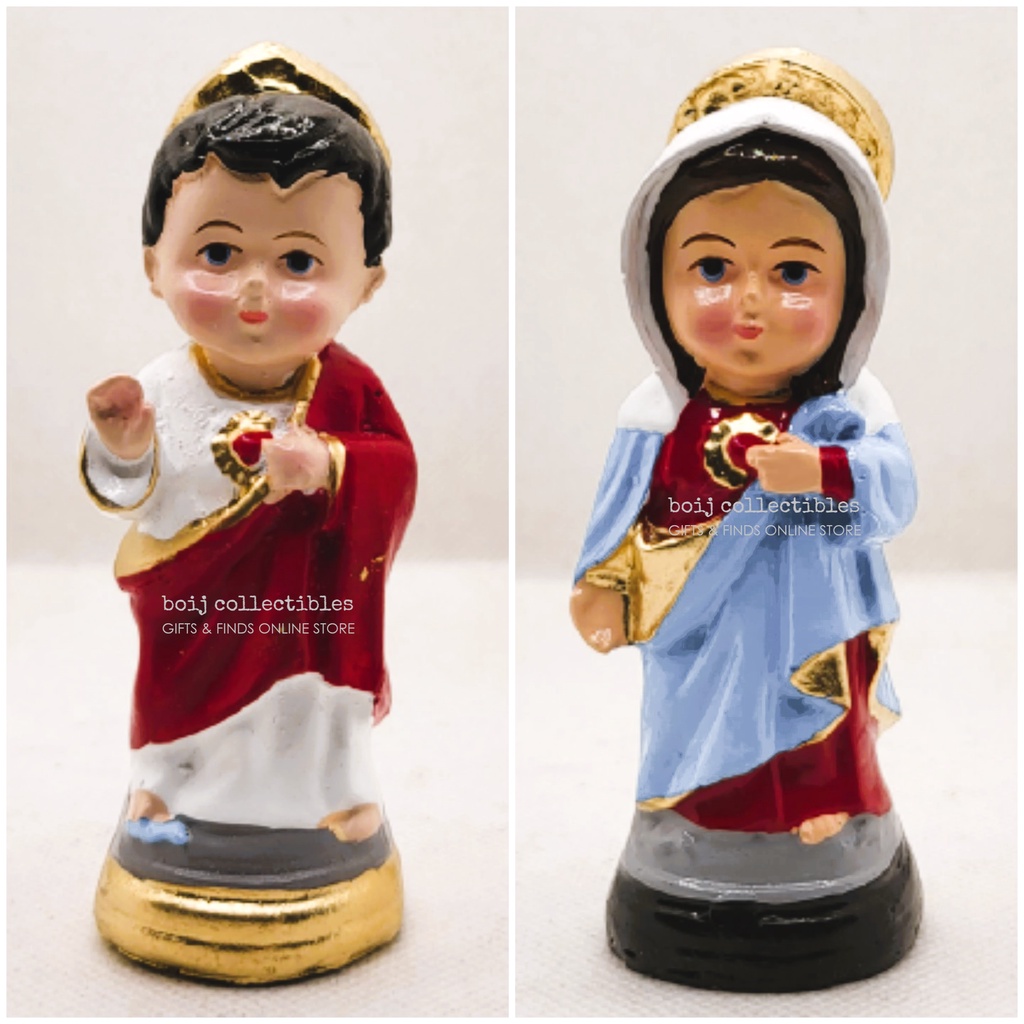 Chibi Religious Mini Statues Holy Family Sto. Nino Virgin Mary St ...
