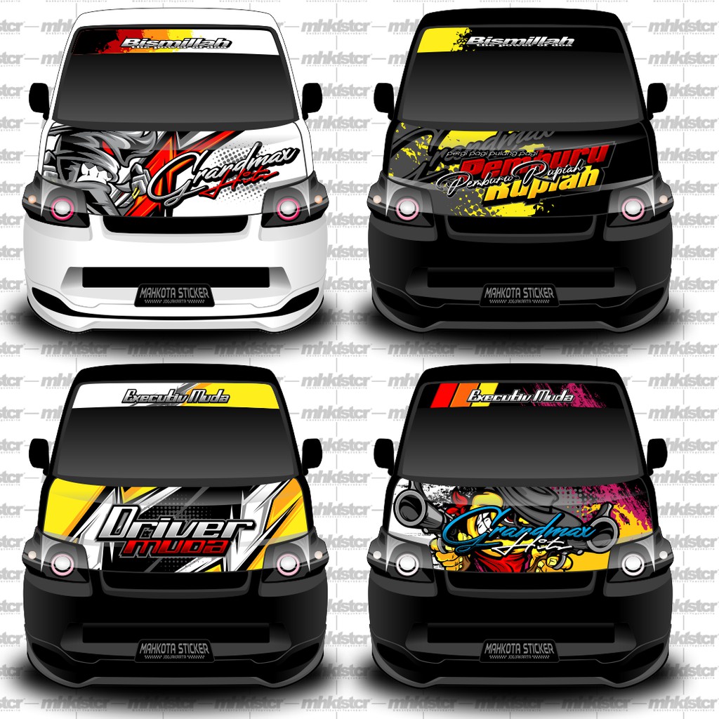 Grandmax suzuki new carry l300 carry futura Car Cabin Sticker bonus ...