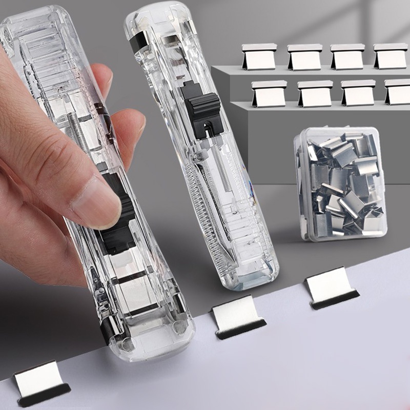 Portable Push Clamp Paper Binder School Office File Paper Binding Supplies | Shopee Philippines