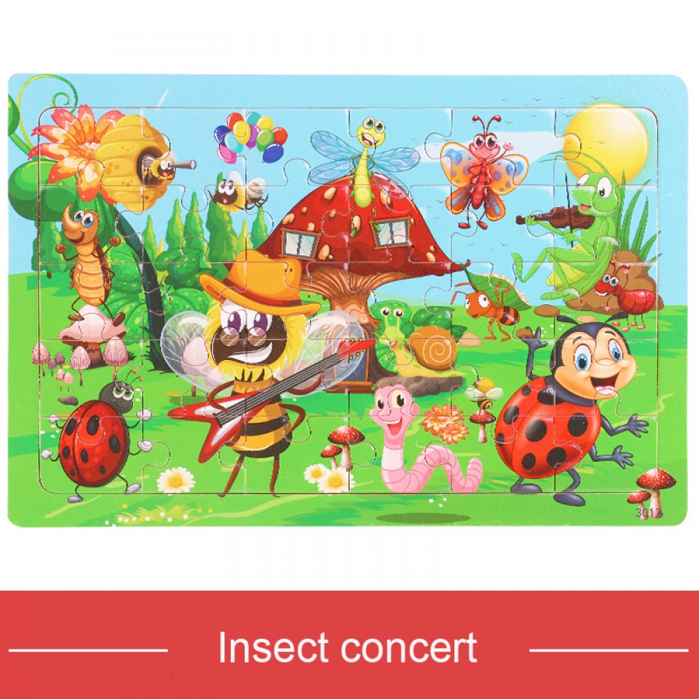 Kissdora【COD】 Jigsaw puzzle for kids children education wood toy puzzle ...