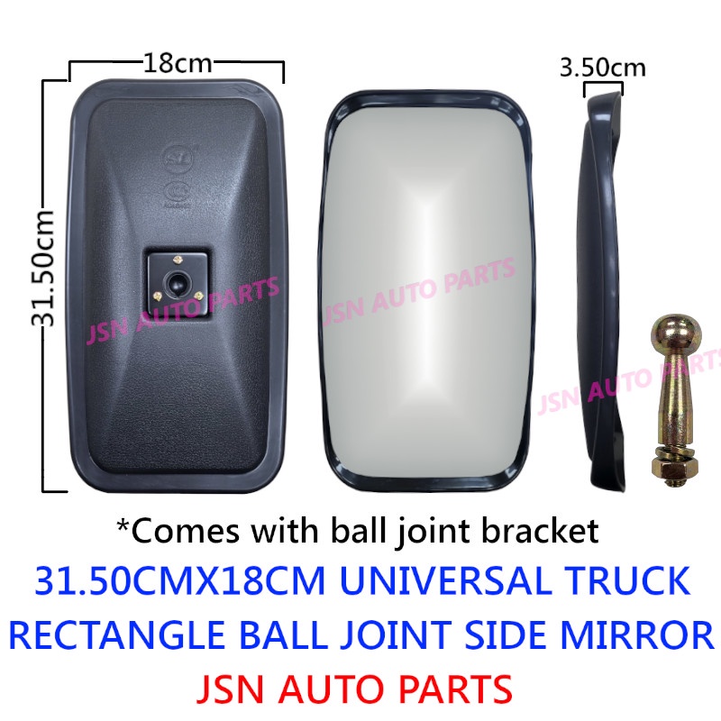 31.50CMX18CM UNIVERSAL TYPE TRUCK RECTANGLE BALL JOINT CONVEX SIDE ...