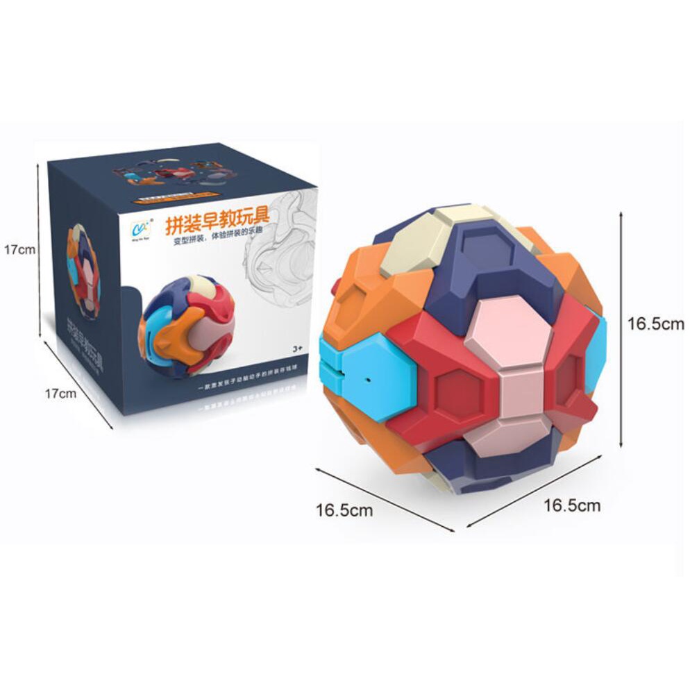 Creative Ball Assembled Building Blocks Bank 3D Puzzle for Kids Money ...