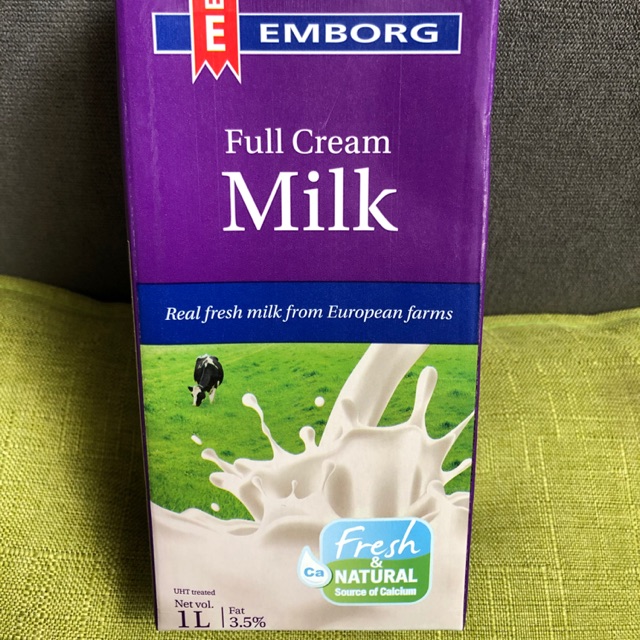 EMBORG FULL CREAM MILK FRESH MILK FRESH MILK FROM GERMANY emborg from ...