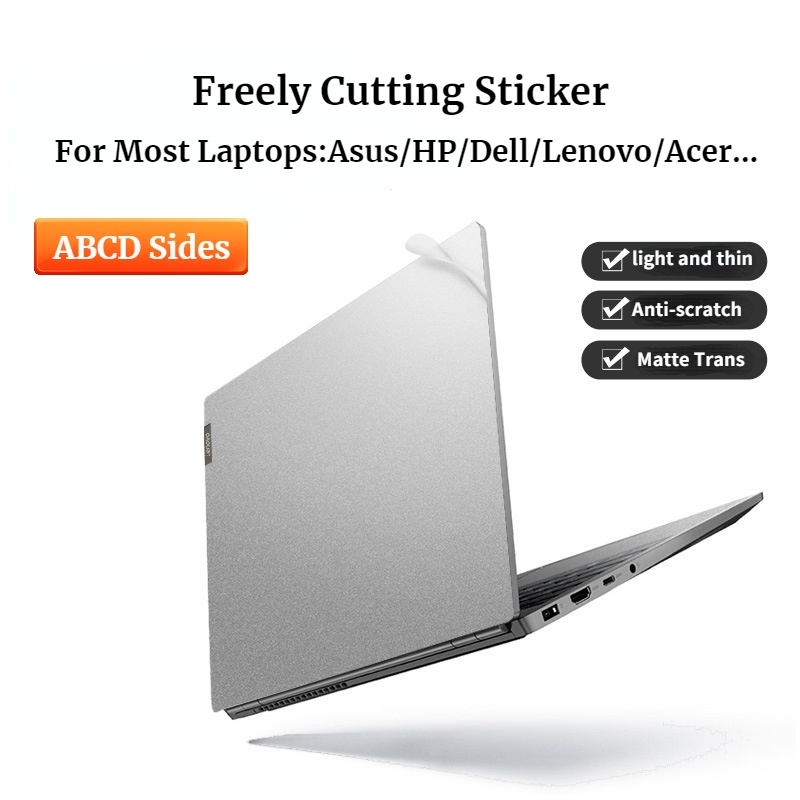 ABCD Sticker Laptop HP Freely Cutting for 11 12 13 14 15.6 17 inch Any ...