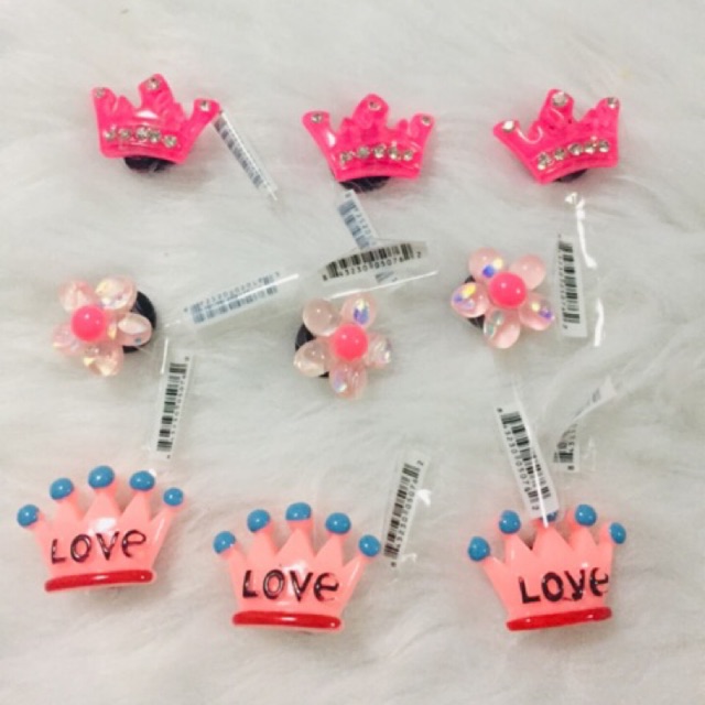 Crown/Flower Croc Shoe Charms Pins Jibbitz for Crocs inspired high ...