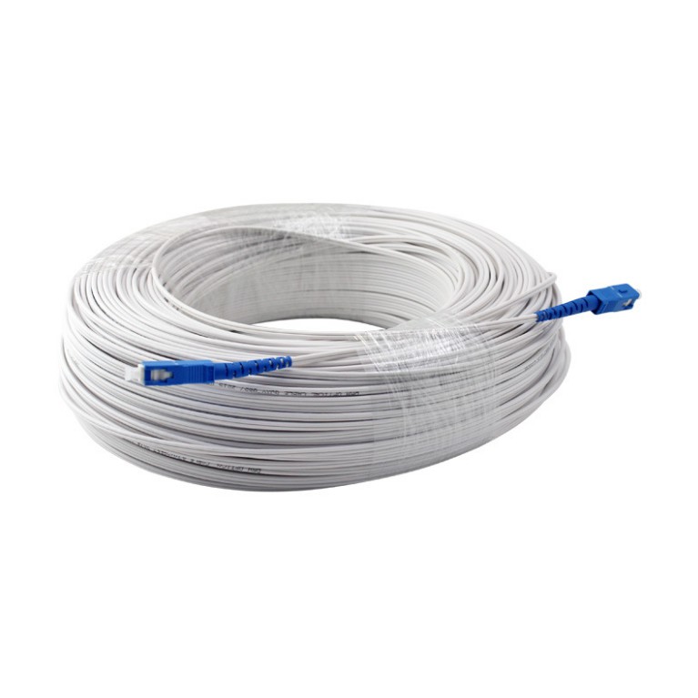 100M SC-SC Fiber Cable 1 Core SC Drop Optic Patch Cord Single Mode ...