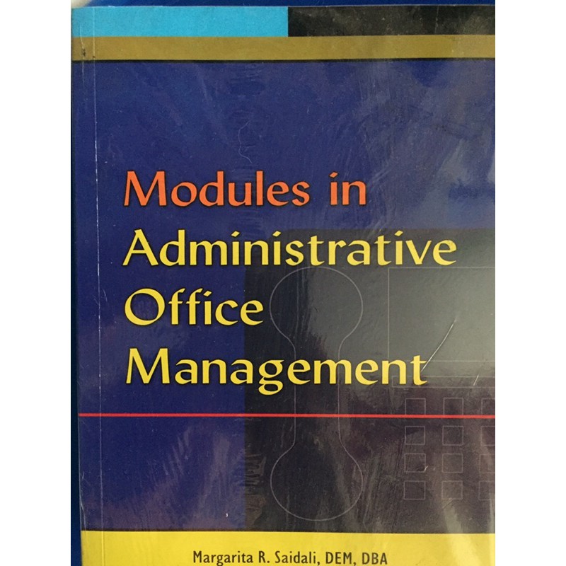 Module in Administrative Office Management | Shopee Philippines