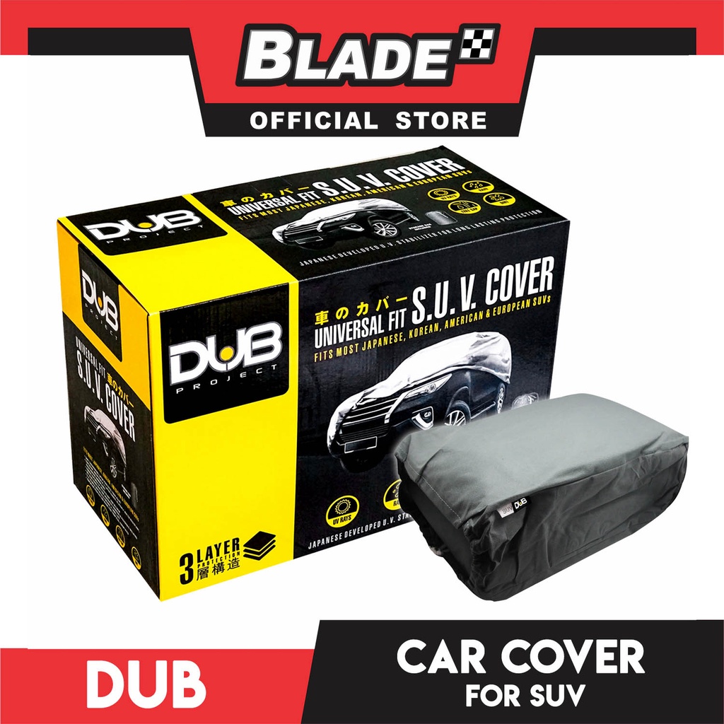 Dub Car Cover Water Resistant SUV Grey, Universal Fit, Perfect for ...