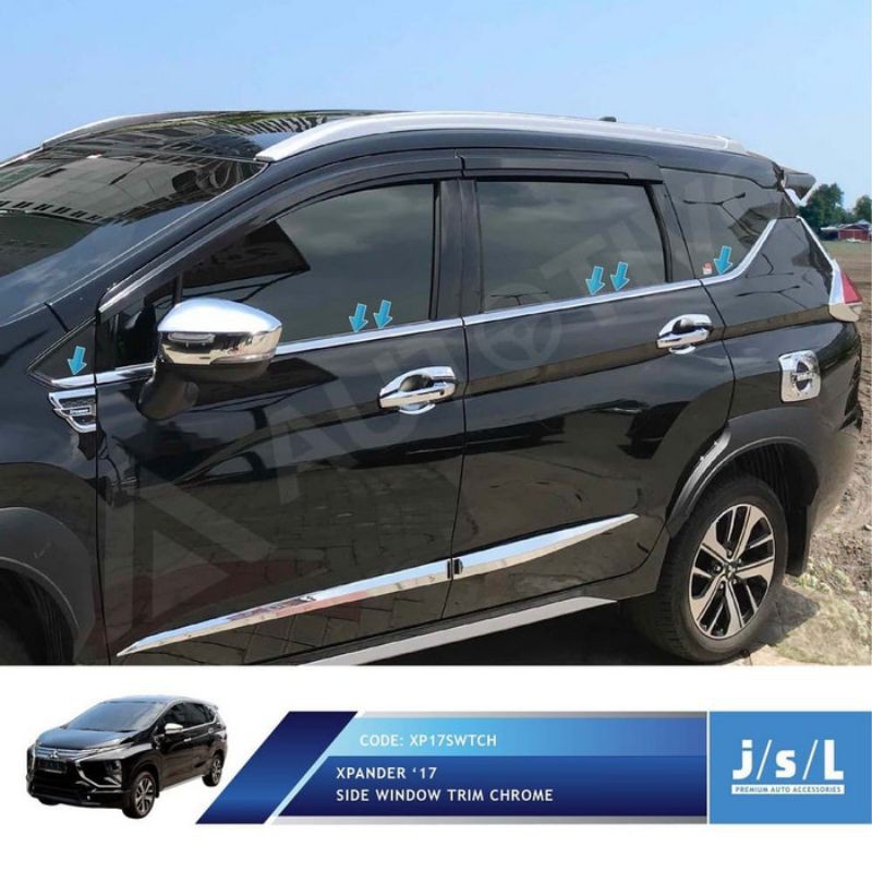 Mitsubishi Xpander Side Window Trim ORI JSL Side Window Trim | Shopee ...