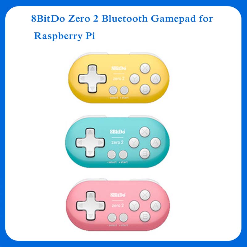 8BitDo Zero 2 Bluetooth Gamepad for Switch Windows Android macOS for Raspberry pi 2B/3B/3B+/4B ...