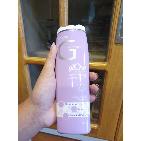 PC GLUTALIGHT GLOW INSTANT WHITENING WITH SPF20 FACE & BODY LOTION ...
