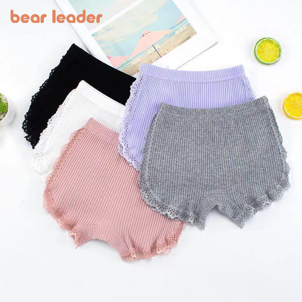Bear Leader Girls Safety Pants Pure Cotton Anti-Lighting Children's ...