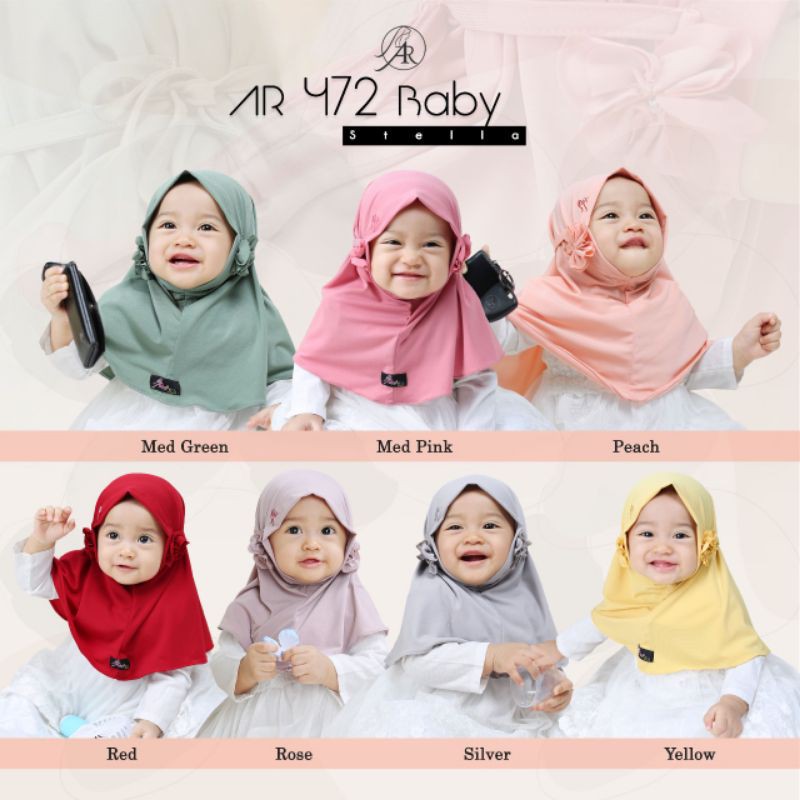 Arrafi Hijab Baby Code Ar 472 | Arrafi's newest baby hijab headscarf ...